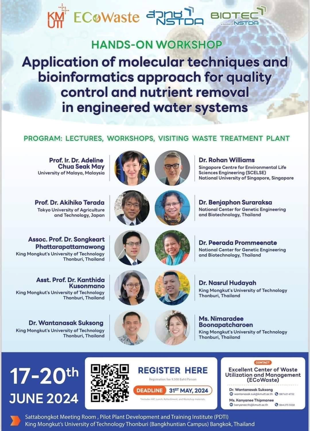 HANDS-ON WORKSHOP focusing on the application of molecular techniques and bioinformatics ...